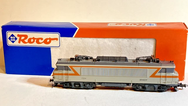 LOCOMOTIVE ÉLECTRIQUE DE la SNCF - BB 7334 - ROCO REF: 43783 EUR 89,50 ...