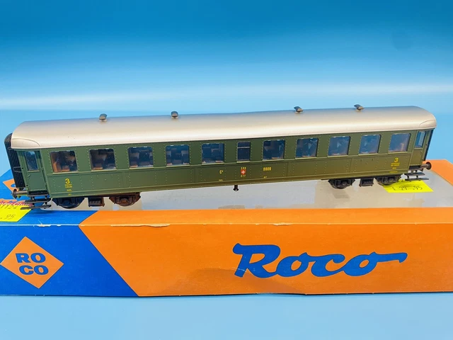 ROCO 'HO' GAUGE 44200B 'Sbb Cff' Livery #8809 3Rd Class Passenger Coach Boxed! £32.50 - PicClick UK