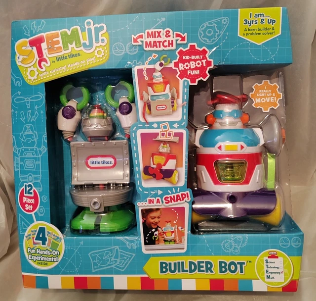 LITTLE TIKES STEM Junior Jr Engineering Educational Builder Bot Robot ...