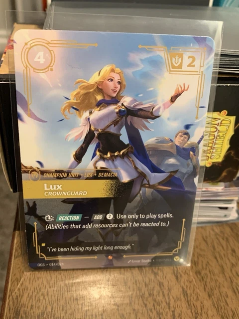 LUX - CROWNGUARD - Riftbound - Proving Grounds $7.00 - PicClick CA