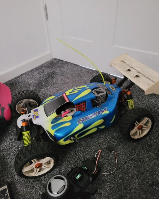 GS RACING TEAM rc nitro buggy 1/8 scale will need a going over and ...