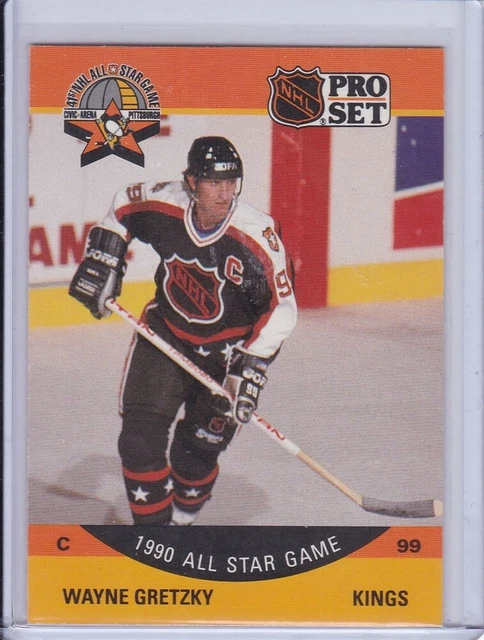 WAYNE GRETZKY ALL Star 1990 Pro Set Hockey Card 340 Grade MT $3.29 ...