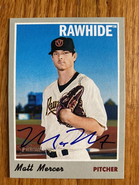 MATT MERCER ARIZONA Diamondbacks 2019 Topps Heritage Mineurs Voiture ...