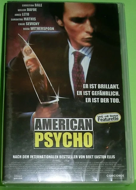 AMERICAN PSYCHO (VHS Video Kassette) Christian Bale, Willem Dafoe ...