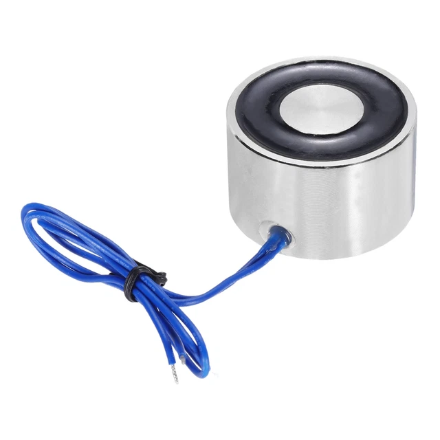 DC12V 30KG LIFT Holding Electromagnet Sucking Disc Lifting Magnet ...