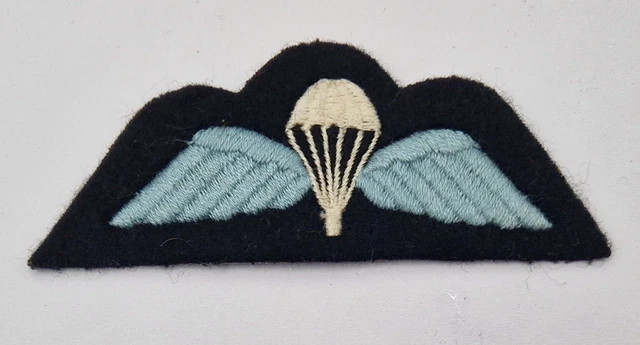 ORIGINAL BRITISH RAF Parachute Regiment Jump Wings Embroidered Cloth £8 ...