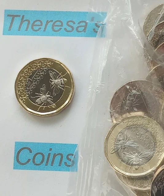 2025 KING CHARLES Bees £1. 1 Pound Coin from sealed bag. £3.00 ...