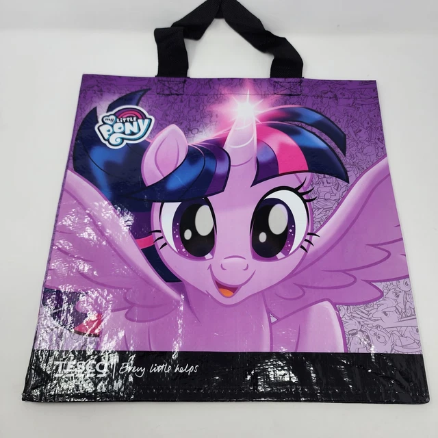 TESCO MY LITTLE Pony Bag Twilight Sparkle Pinkie Pie Applejack Rarity ...