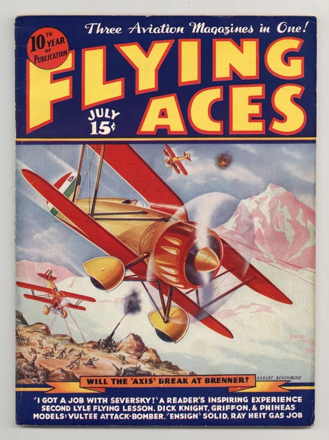 FLYING ACES PULP / Magazine Jul 1938 Vol. 29 #4 VG 4.0 £14.55 - PicClick UK