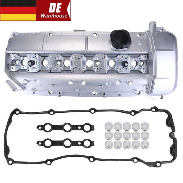 ALUMINIUM VENTILDECKEL MIT Dichtung für BMW E39 E46 E53 525i 325i X5 Z3 M52 M54 EUR 129,69 ...