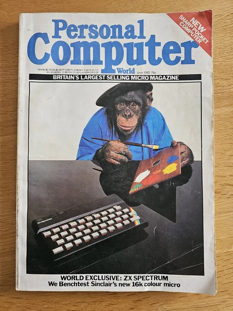 PERSONAL COMPUTER WORLD ZX Spectrum Benchtest Edition June 1982 £0.99 ...