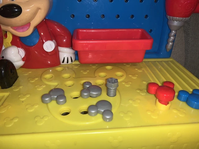 DISNEY MICKEY MOUSE Clubhouse Mousekadoer Workbench Playset Tool Bench ...