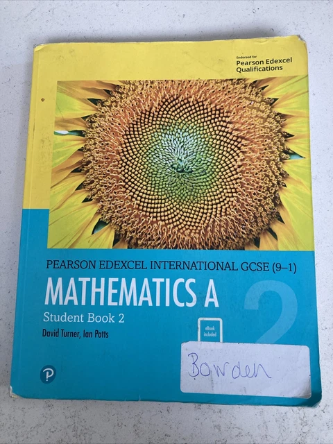 PEARSON EDEXCEL INTERNATIONAL GCSE (9-1) Mathematics A Student Book 2 ...