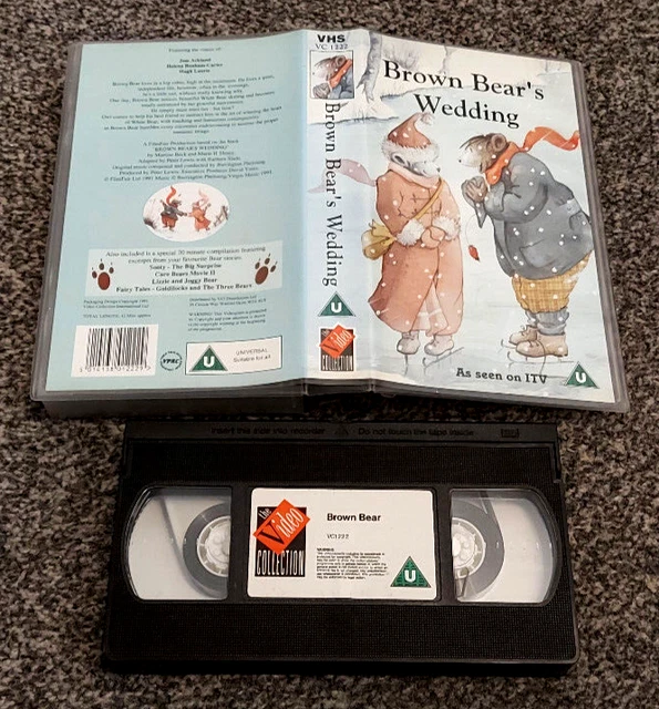 Brown Bear S Wedding With Bonus Sooty Care Bears Pal Vhs Video Kids