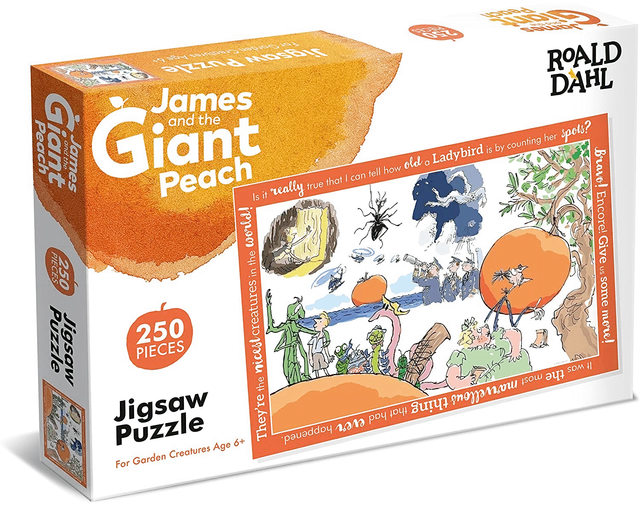 JAMES AND THE giant peach. Roald Dahl 250 piece jigsaw puzzle. New ...