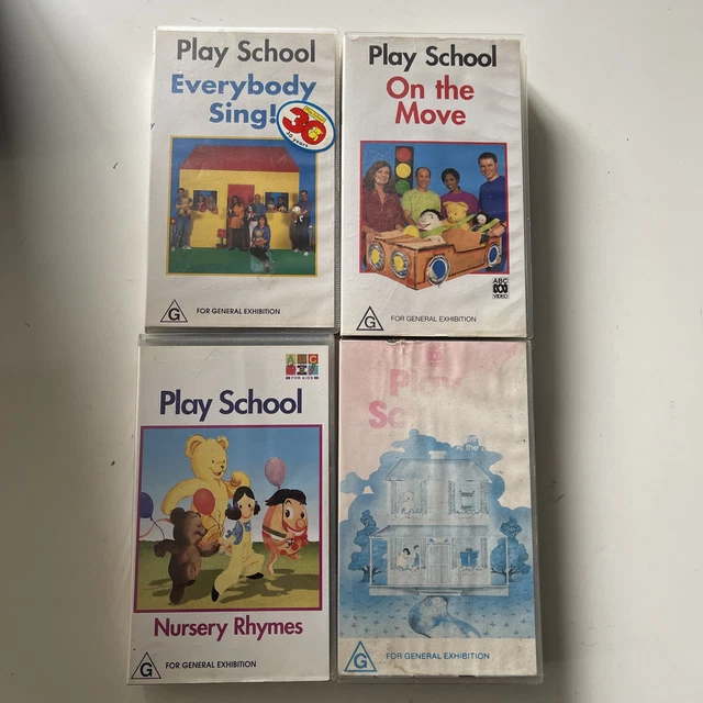 4X ABC PLAY School VHS Video Tapes Nursery Rhymes, Everybody Sing! On ...