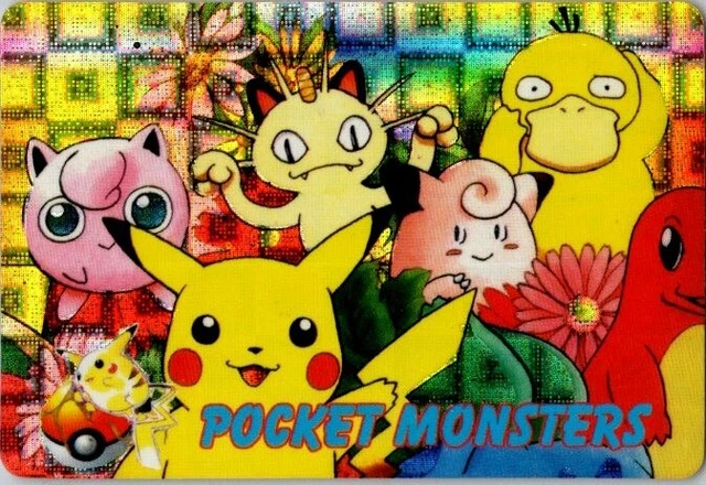 1998 BANDAI POCKET Monsters Pokemon Vending Machine Sticker 73 Seventy ...