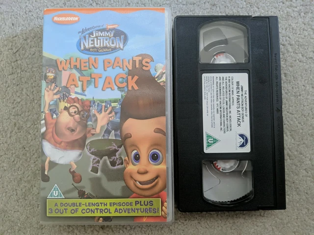 JIMMY NEUTRON WHEN pants attack - Kids childrens - VHS VIDEO TAPE £13. ...