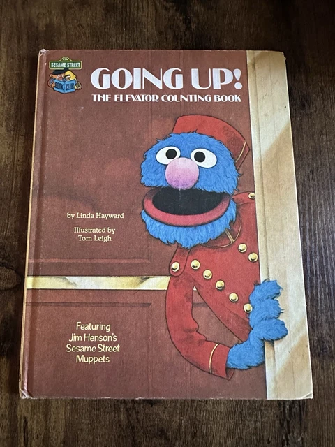 VINTAGE 1980 SESAME Street Going Up! The Elevator Counting Book ...