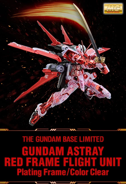 BANDAI GUNDAM BASE Limited Astray Red Frame Flight Unit Plated Frame ...