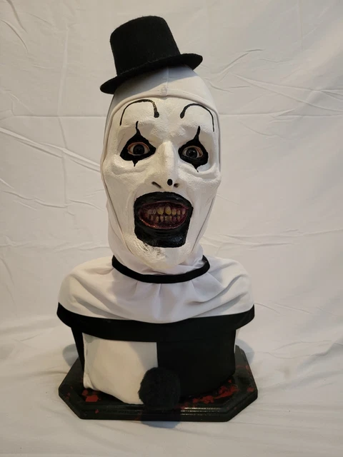 TERRIFIER ART THE Clown Bust Set Movie Prop Mask All Hallows' Eve ...