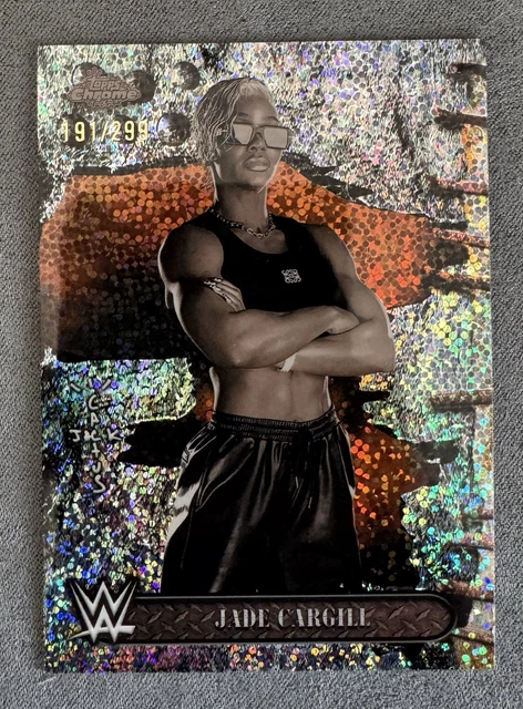 2025 TOPPS CHROME Cactus Jack WWE Jade Cargill Speckle Refractor /299 £ ...