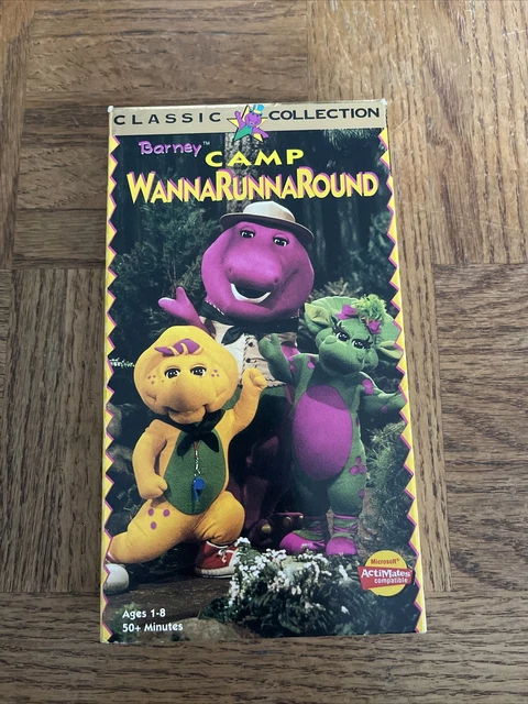 BARNEY CAMP WANNA Runna Around VHS $86.36 - PicClick CA