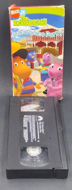 NICK JR THE Backyardigans Polka Palace Party VHS Video Tape Nickelodeon ...