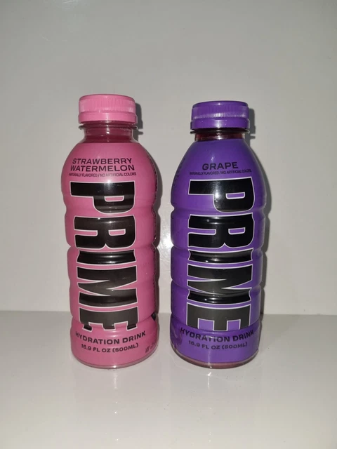PRIME HYDRATION DRINK By Logan Paul & ksi Strawberry & Grape USA Import ...