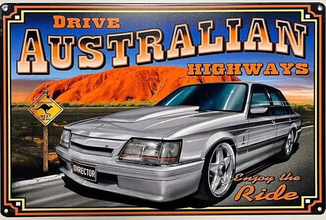 Holden Garage Rustic Look Vintage Tin Signs Man Cave Shed And Bar Sign