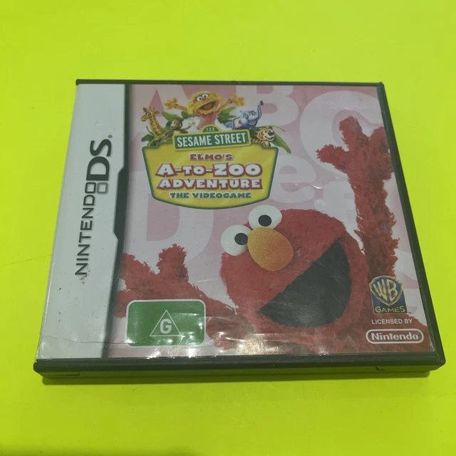 SESAME STREET ELMO’S A To Zoo Adventure - Nintendo DS Game PAL Genuine ...
