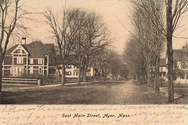 CARTOLINA ~ AYER, Massachusetts, East Main Street - 1908 EUR 2,82 ...