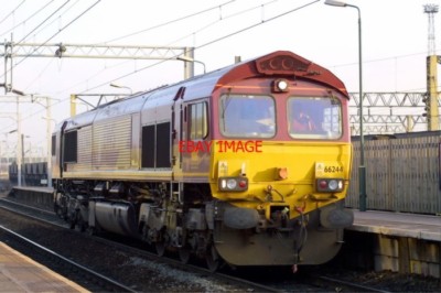 PHOTO CLASS 66 Diesel 66244 At Bescot On 16/02/01 View 2 £2.00 ...