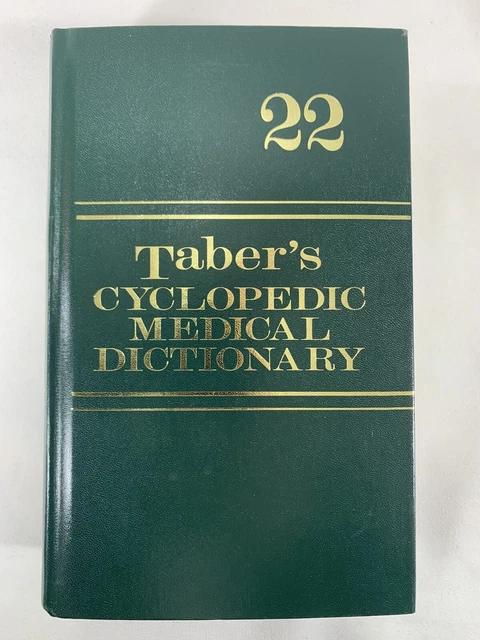 TABER'S CYCLOPEDIC MEDICAL Dictionary (Thumb-Indexed Version) F.A.Davis ...