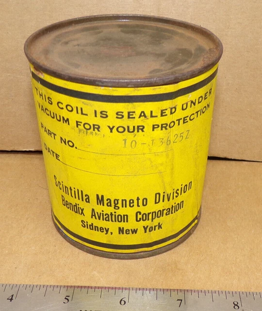 BENDIX SCINTILLA MAGNETO Div. Ignition Coil R-670 PN: 10-13625Z ...