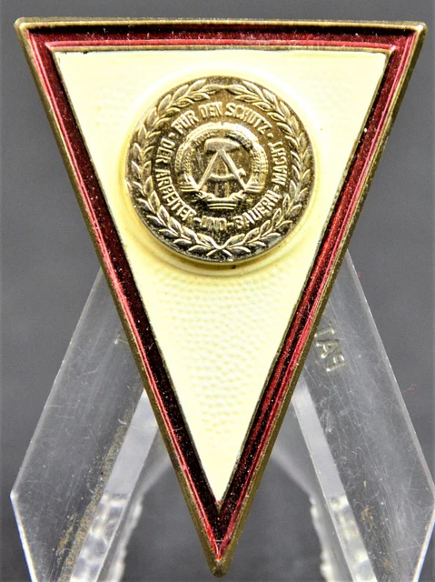 DDR NVA ABSOLVENTENABZEICHEN militärische Hochschule Uni 1987-89 Nadel ...