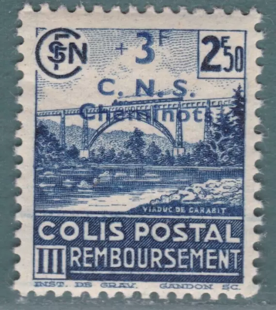 TIMBRE FRANCE 1942 Colis Postaux N° 196-N*.Tb-Voir Scan R/V-U601 EUR 1 ...