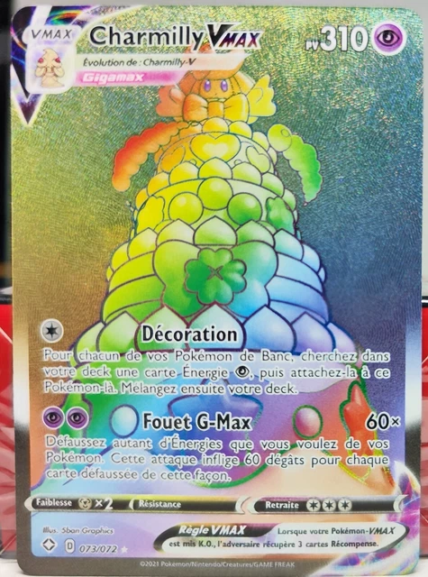 CARTE POKÉMON CHARMILLY VMAX 073/072 EB4.5 Destinées Radieuses FR NEUF ...