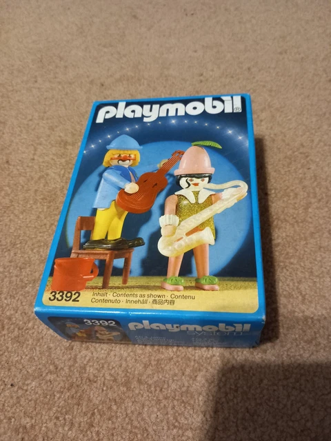 PLAYMOBIL 2 CLOWNS musiciens 3392 vintage neuf MISB neuf new **** EUR ...
