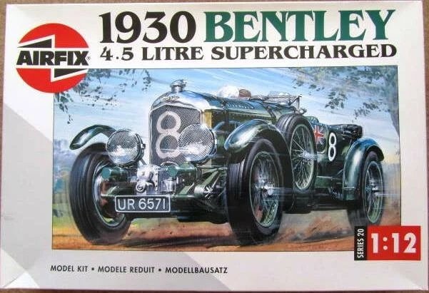 AIRFIX 20440 1930 Bentley 4.5 Litre Supercharged Model Kit in 1/12th ...