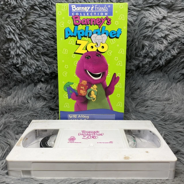 BARNEY AND FRIENDS Collection Barneys Alphabet Zoo VHS 1994 Kids ...