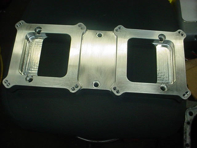 6V-71 6V71 Blower Supercharger Carb Adapter For Holley Weiand Bds Bbc ...