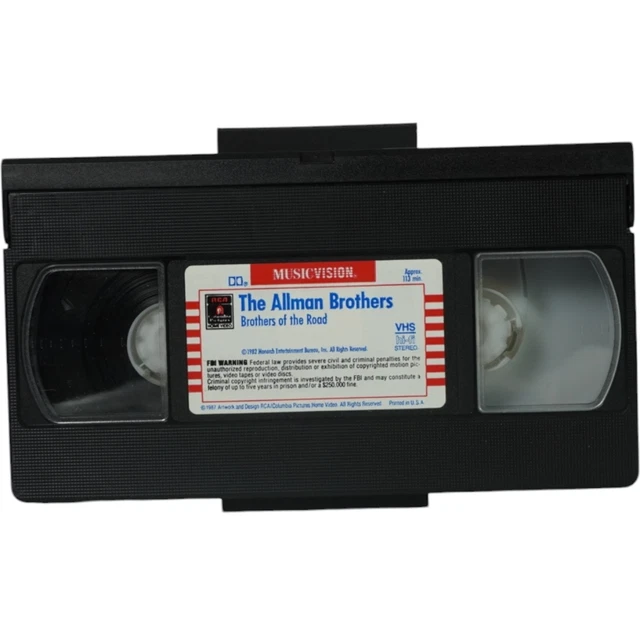 THE ALLMAN BROTHERS Band Brothers of the Road VHS 1987 $17.05 - PicClick CA