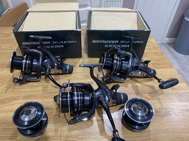 3X SHIMANO X -Aero 10000 RA Baitrunner Reels £247.51 - PicClick UK