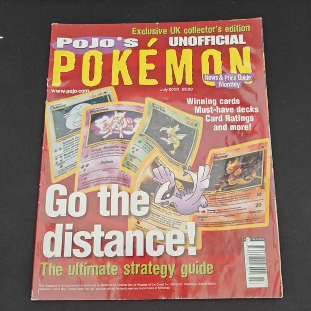 POJO'S UNOFFICIAL POKEMON Magazine July 2000 UK Collectors Edition £15. ...