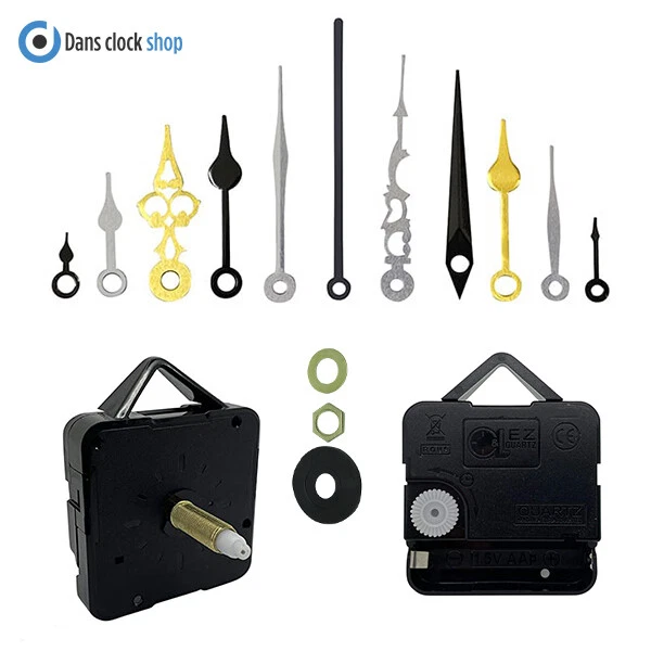 EXTRA LONG TICKING Quartz Clock Movement Mechanism Motor 26mm Shaft ...