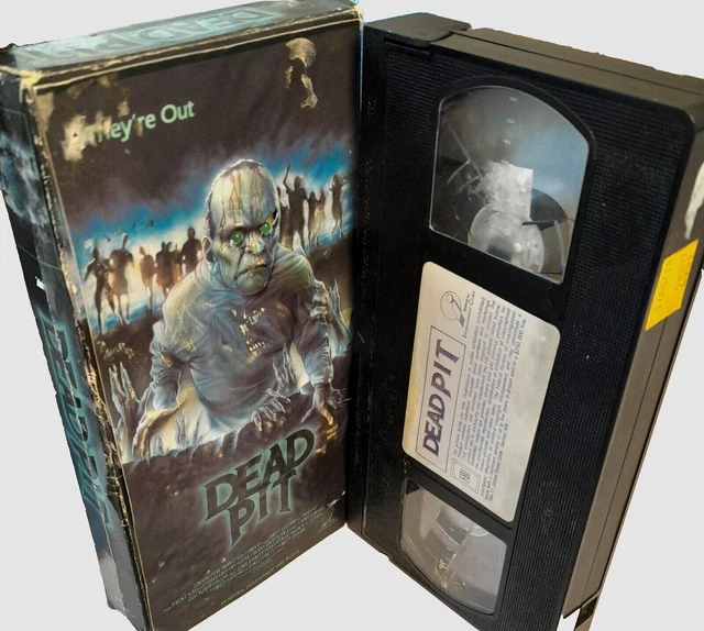 VHS DEAD PIT 1989/1990 première impression avec AMPOULE GLOBES ...