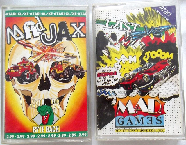 VINTAGE ATARI GAMES MAD JAX - LAST Tapes 800 XL / 130 XE Rare Retro ...