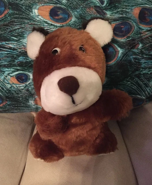 VINTAGE 1981 ETONE International Brown Plush Stuffed Bear 7" Toy Teddy ...