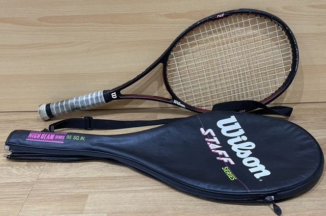 WILSON TENNIS RACKET Staff Series 450 ST High Beam 95 Sq Inch PWS With ...